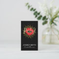Party Explosion with a Kiss Business Card | Zazzle