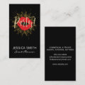 Party Explosion with a Kiss Business Card | Zazzle