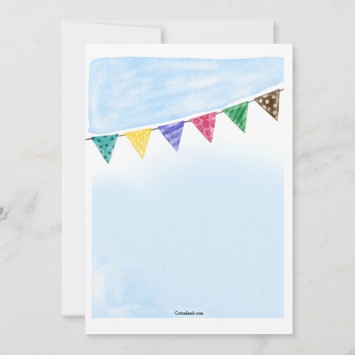 Party Flags Invitation | Zazzle