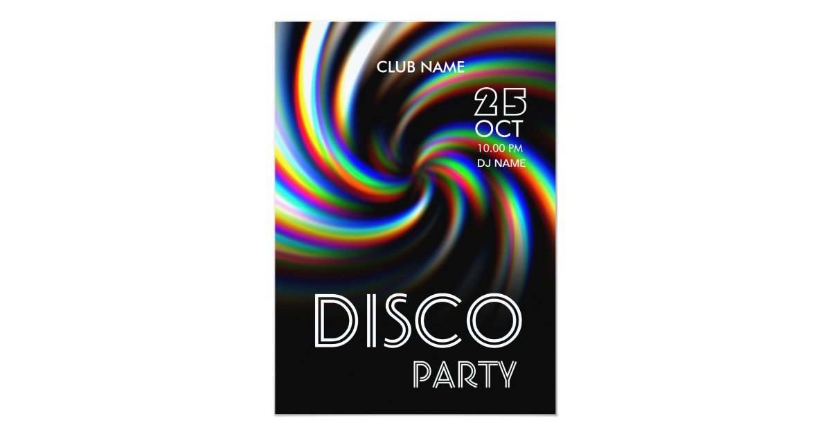 PARTY FLYER INVITATION BACKGROUND | Zazzle.com