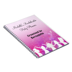 Party Girls Bachelorette Party Planner Notebook | Zazzle