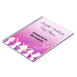 Party Girls Bachelorette Party Planner Notebook | Zazzle
