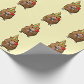 Party Hamster, Illustration, Lollipop, Hat, Kids Wrapping Paper | Zazzle
