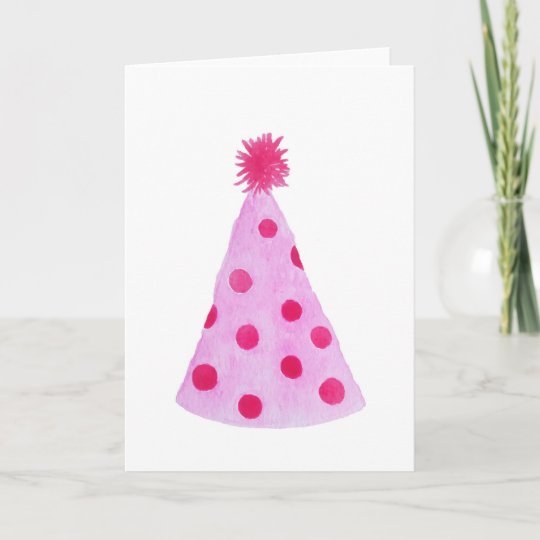 Party Hat Birthday Card | Zazzle.com