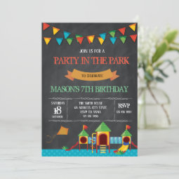 Party in the park invitation | Zazzle