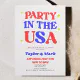 Party In The USA Retro 4th of July Party Invitation | Zazzle