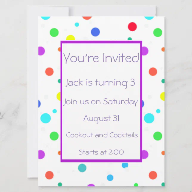 Party Invitation | Zazzle