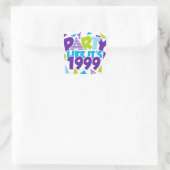Party Like It's 1999®™ Sticker - Design 01 | Zazzle