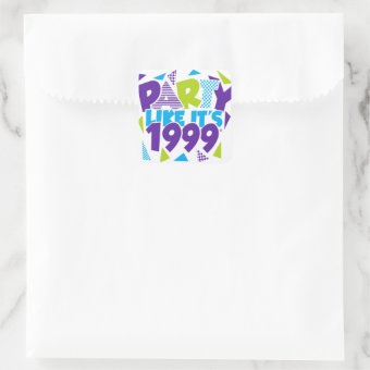 Party Like It's 1999®™ Sticker - Design 01 | Zazzle