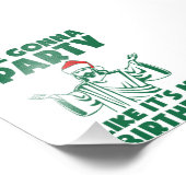 Party Like It's A Christmas Birthday Photo Print | Zazzle