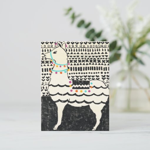Party Llama Postcard | Zazzle