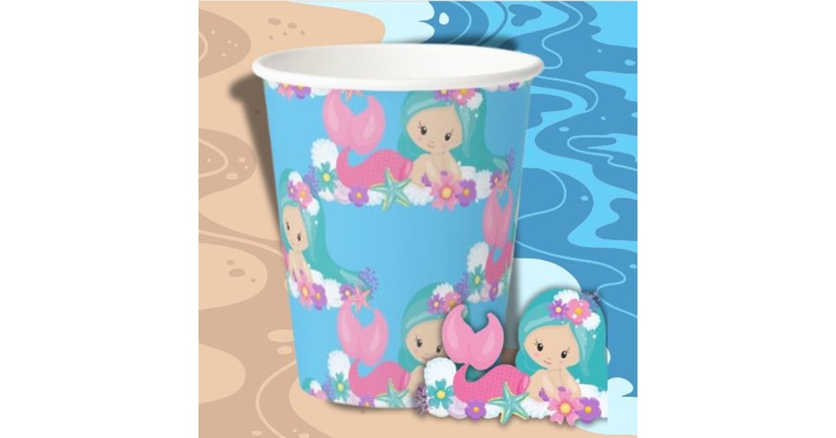 Party mermaids Paper Cups | Zazzle