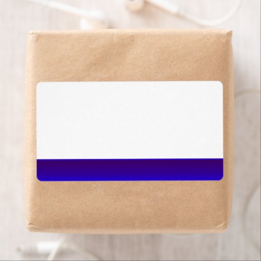 Party Name Tag Label blue | Zazzle