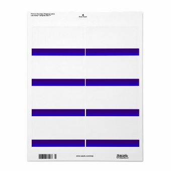 Party Name Tag Label blue | Zazzle