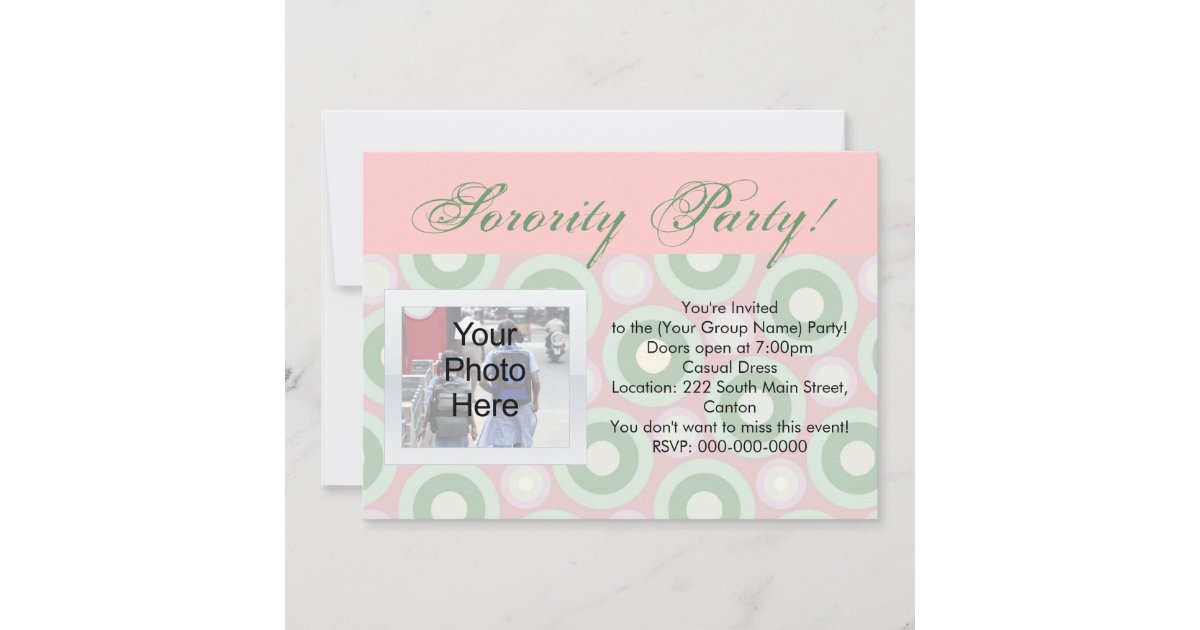 Party or Rush Invitation | Zazzle