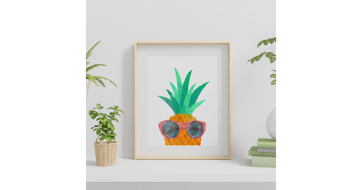 Party Pineapple Poster | Zazzle