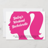 Party Pink Weekend Bachelorette Invitation | Zazzle