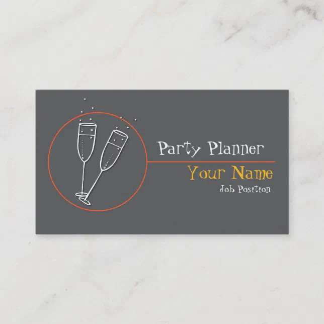 Party Planner Business card | Zazzle