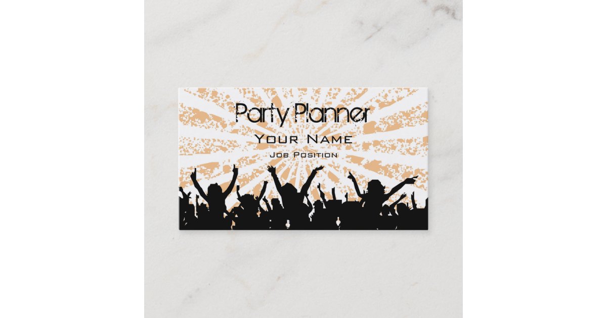 Party Planner Business card | Zazzle
