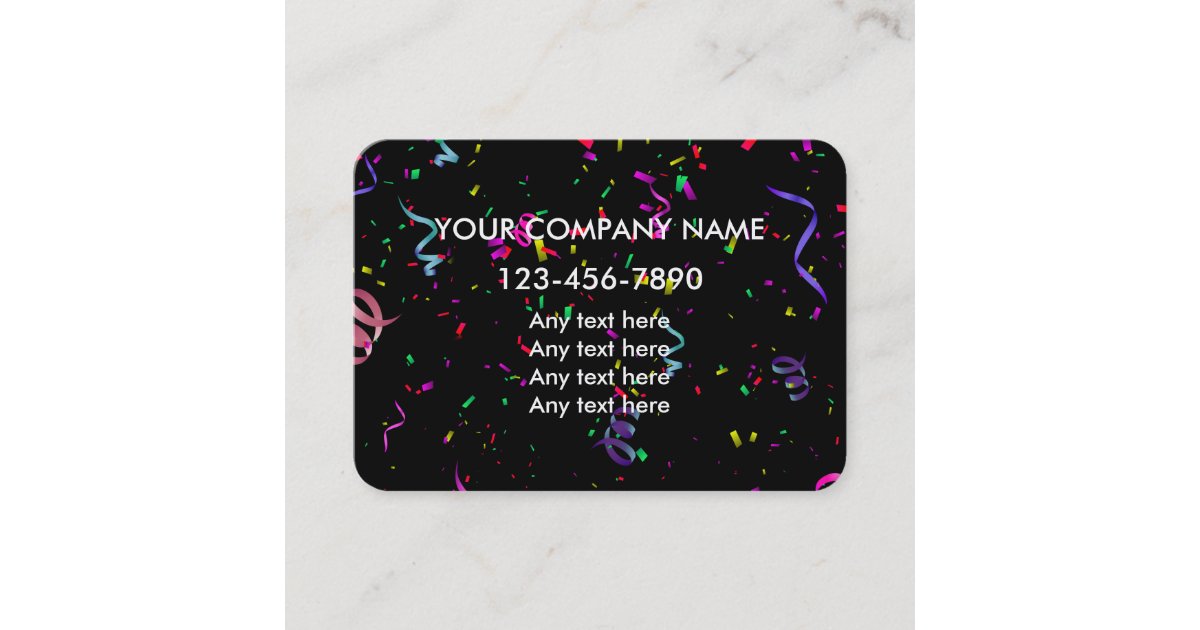 Party Planner Business Cards | Zazzle