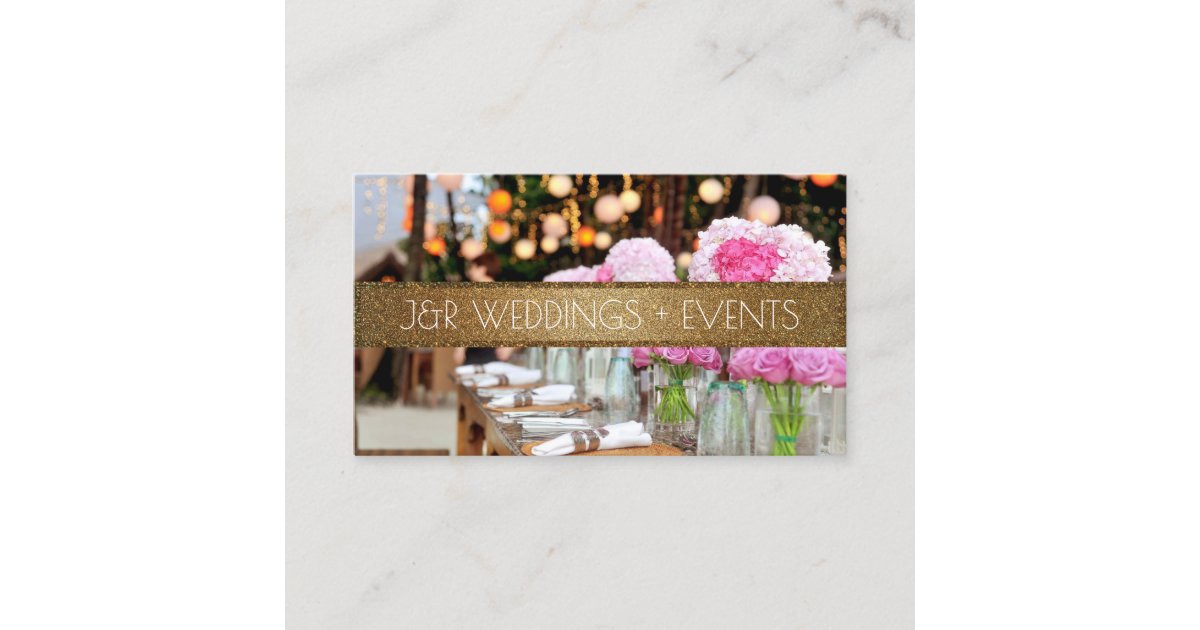 Party Planner Wedding, Events Business Card | Zazzle