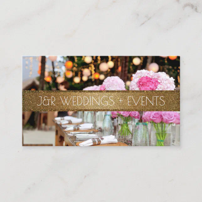 Party Planner Wedding, Events Business Card | Zazzle