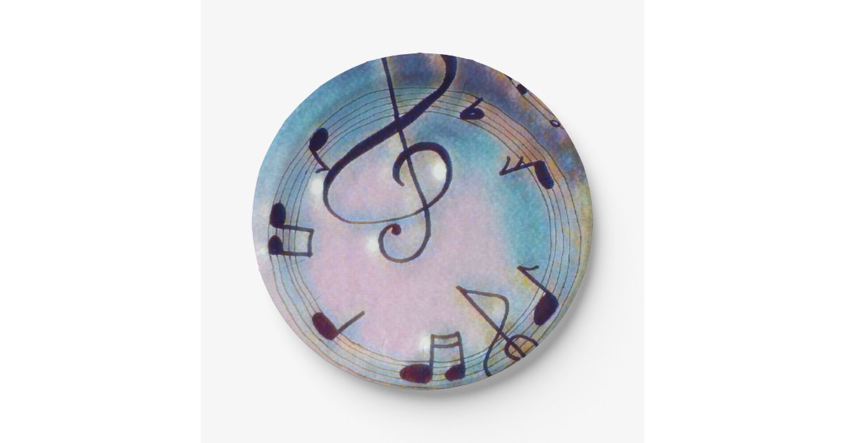 Party Plates Music | Zazzle