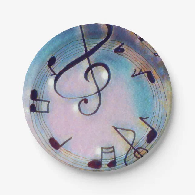 Party Plates Music | Zazzle