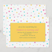 Party Polka Dot Invitation | Zazzle