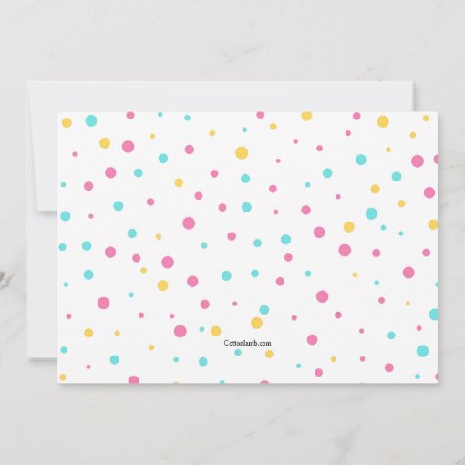 Party Polka Dot Invitation | Zazzle