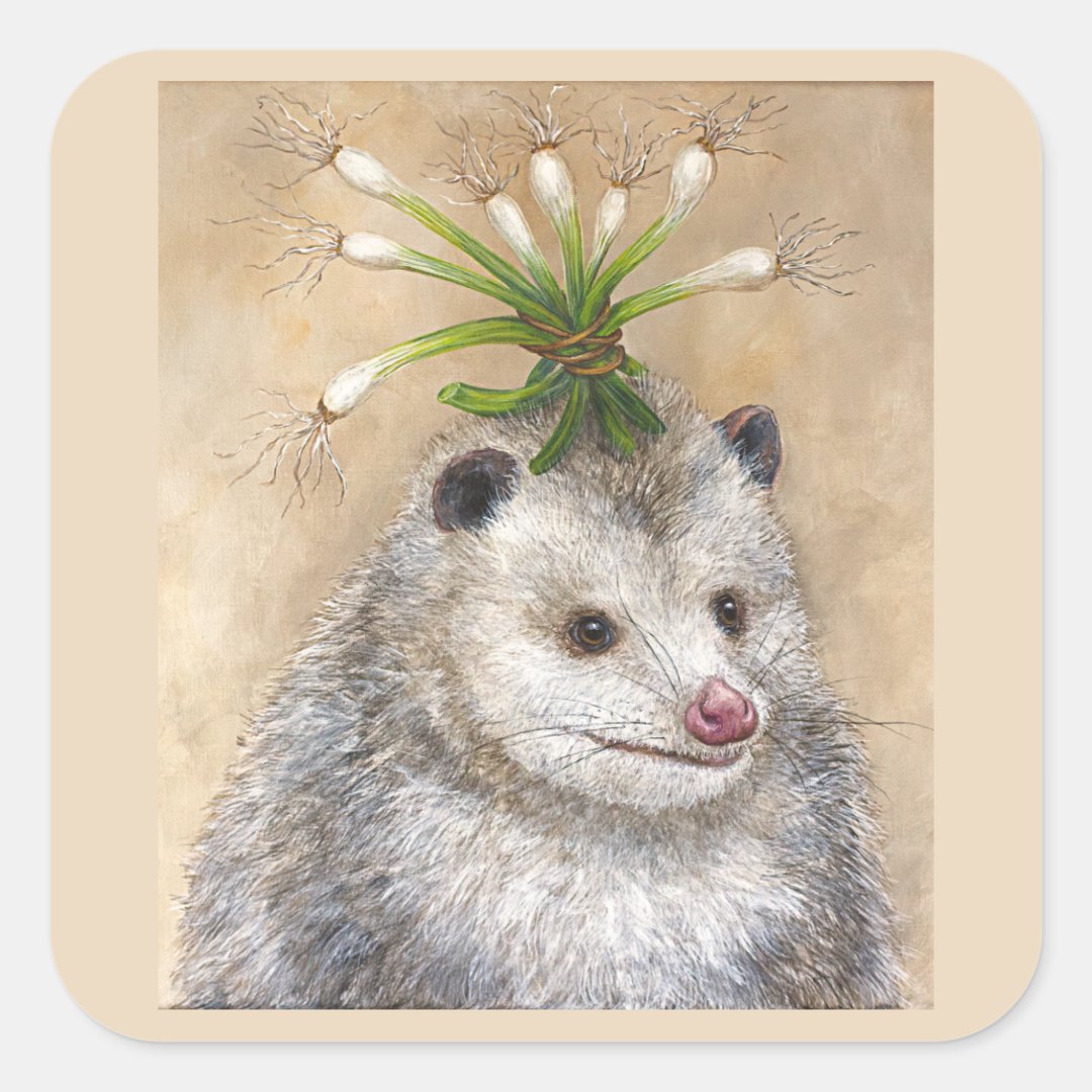 Party Possum stickers | Zazzle