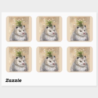 Party Possum stickers | Zazzle