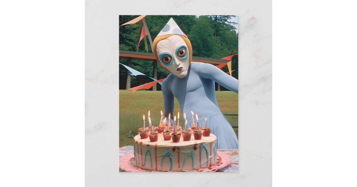 Party Probe, Weird & Funny Postcard | Zazzle