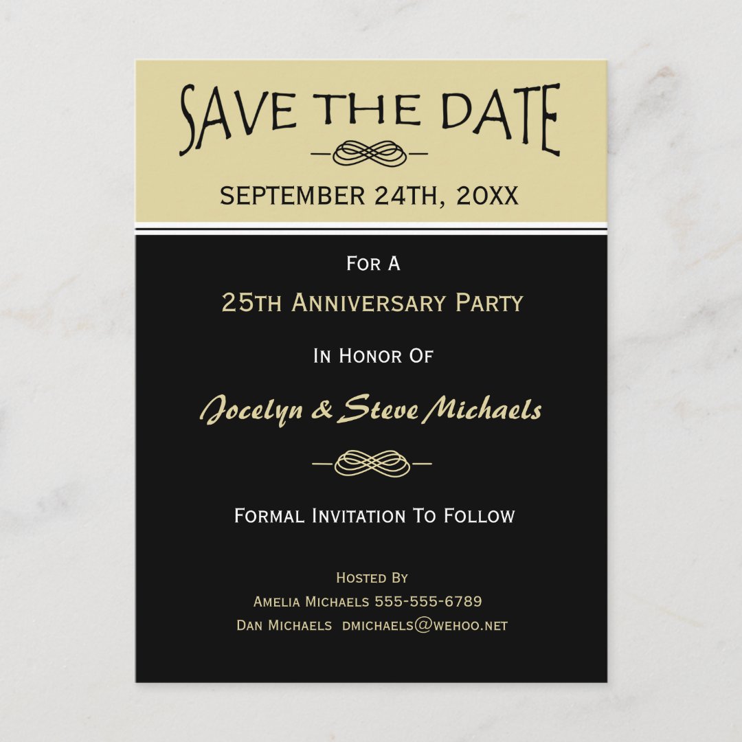 Party, Reunion, Event Save the Date Postcard | Zazzle