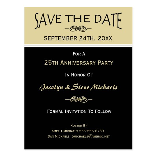Party, Reunion, Event Save the Date Postcard | Zazzle