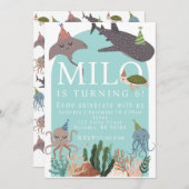 Party (Sea) Animals Birthday Invitation | Zazzle