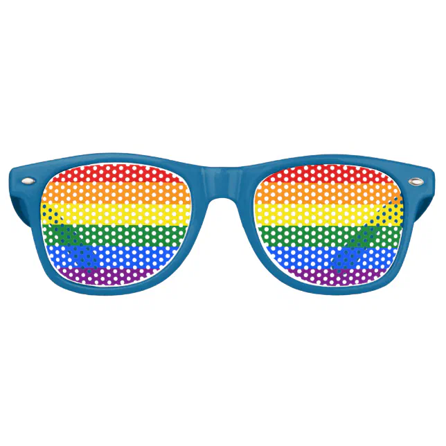 Party Shades Sunglasses Pride Lgbt Flag Zazzle
