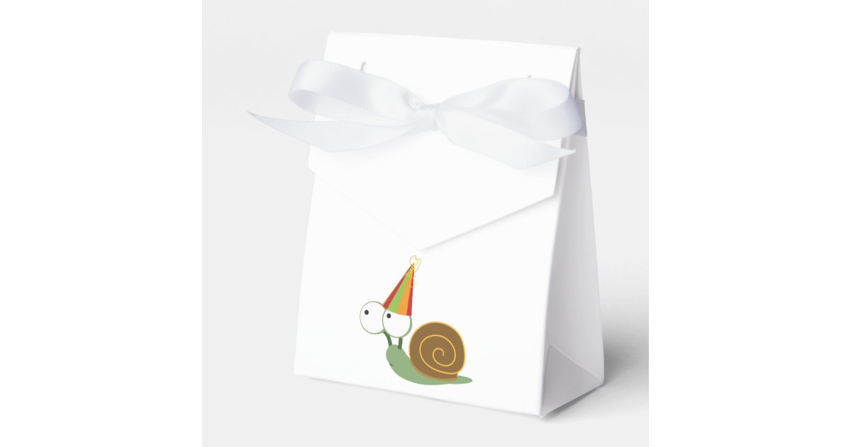 Party Snail Favor Boxes | Zazzle