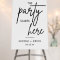 Party Starts Here Wedding Welcome Sign | Zazzle