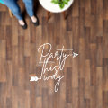 Party This Way Arrow Direction Sign Floor Decals | Zazzle