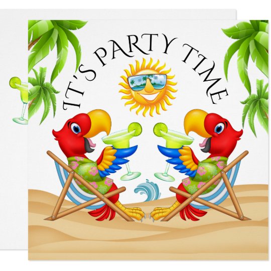 PARTY TIME Invitation | Zazzle.com