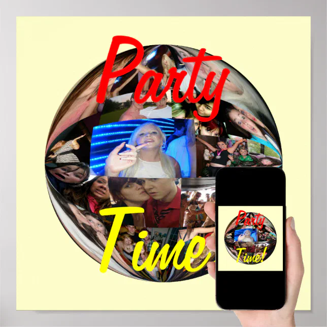 Party Time! Poster | Zazzle