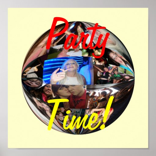 Party Time! Poster | Zazzle