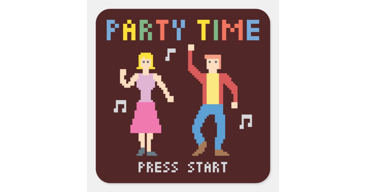 Party Time Sticker | Zazzle