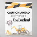 Party Under Construction Sign | Zazzle