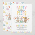 Party With My Peeps Easter Party Invitation | Zazzle