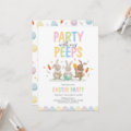 Party With My Peeps Easter Party Invitation | Zazzle