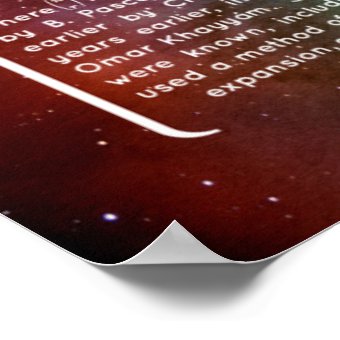 Pascal's Triangle Poster | Zazzle