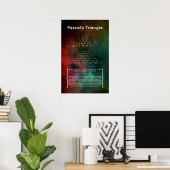 Pascal's Triangle Poster | Zazzle
