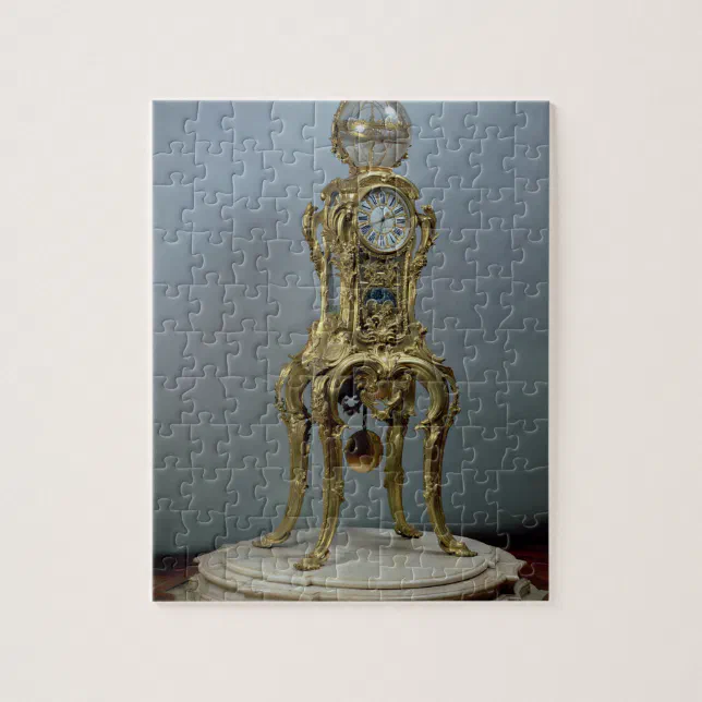 Passament astronomical clock made by Jacques Caffi Jigsaw Puzzle | Zazzle